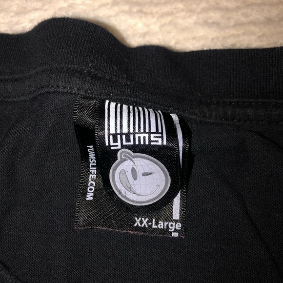 Yums | Shirts | Vtg Y2k Yums Shoes Sneakers Smiley Face Turnt On Shirt ...